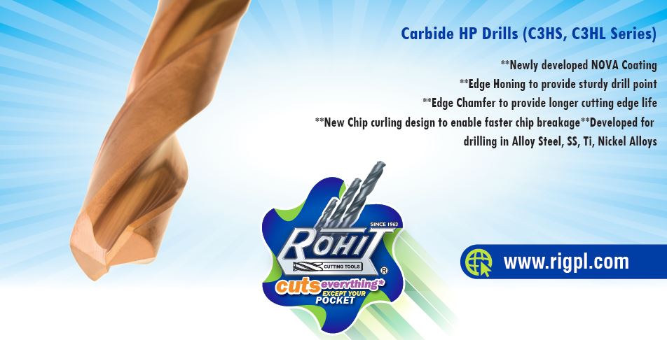 Rohit Cutting Tools - High Performance Carbide Drills